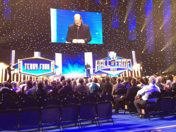 WWE HOF PHOTO: Terry Funk Inducts Mick Foley Wrestling News - WWE News ...
